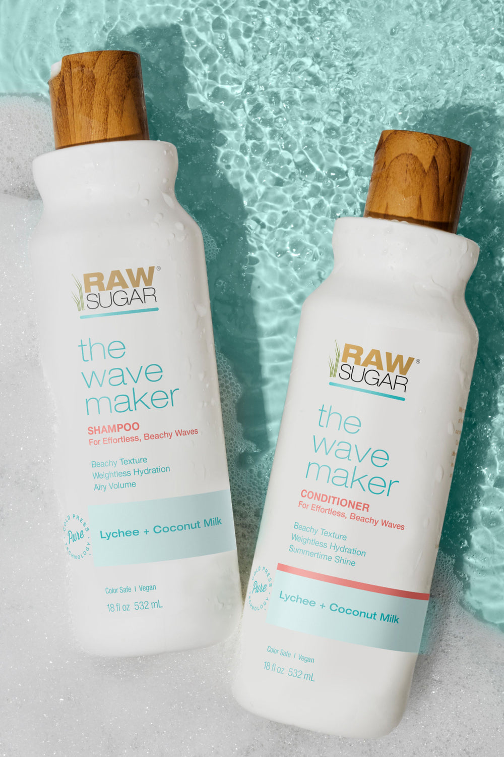 The Wave Maker Shampoo - Lychee & Coconut Milk - For Beachy Texture