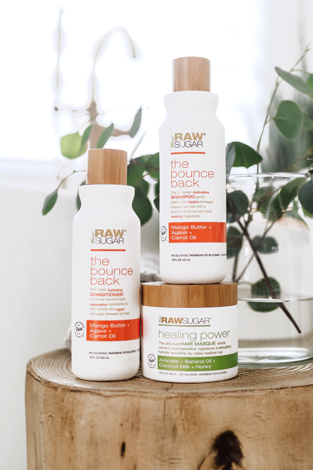 The Bounce Back Shampoo - Mango Butter + Agave + Carrot Oil - 18 fl oz